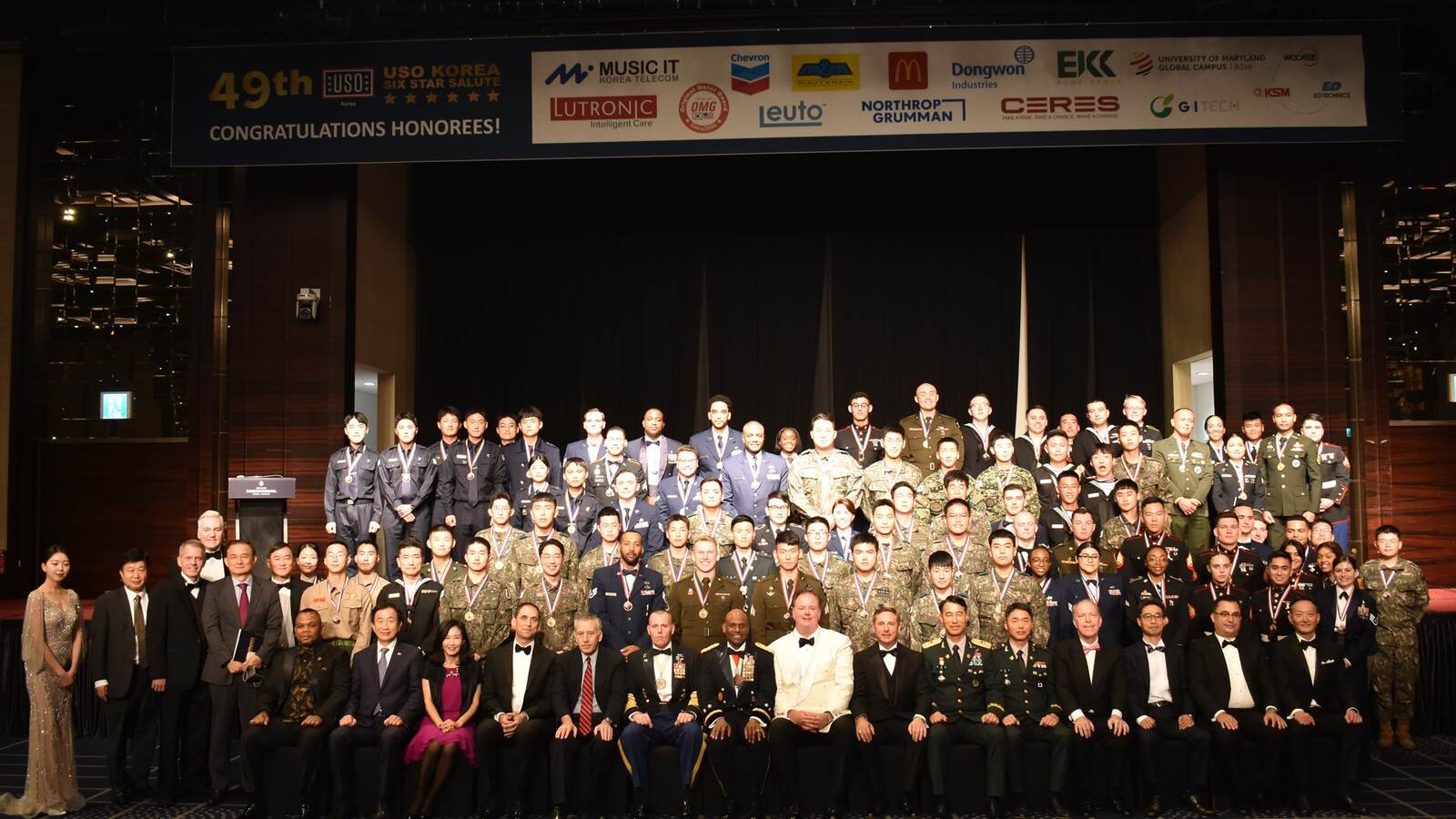 USO Korea hosted the 49th Annual Six Star Service Salute Gala • USO Pacific